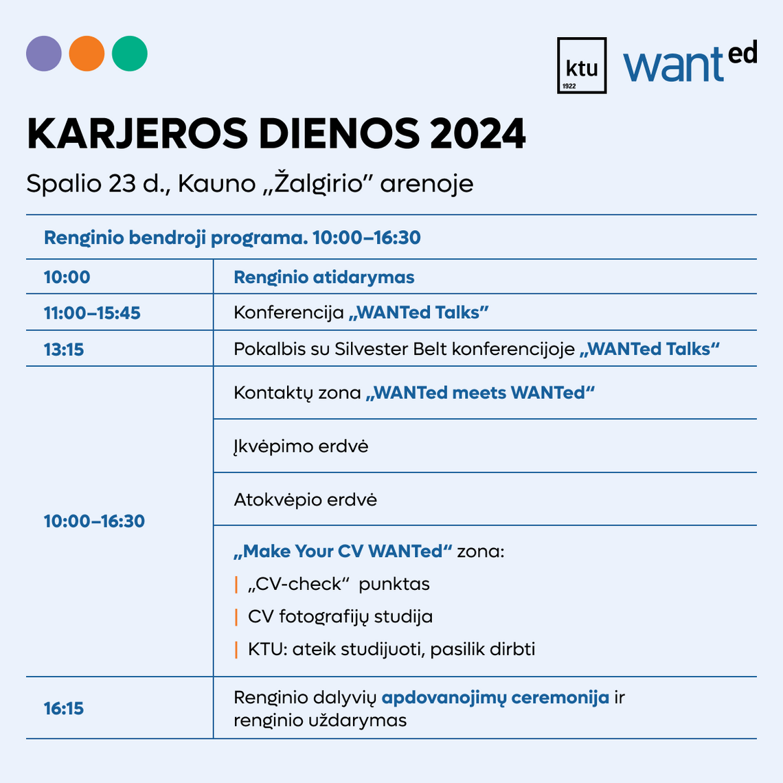 Karjeros dienos 2024 - Karjeros dienos | KTU